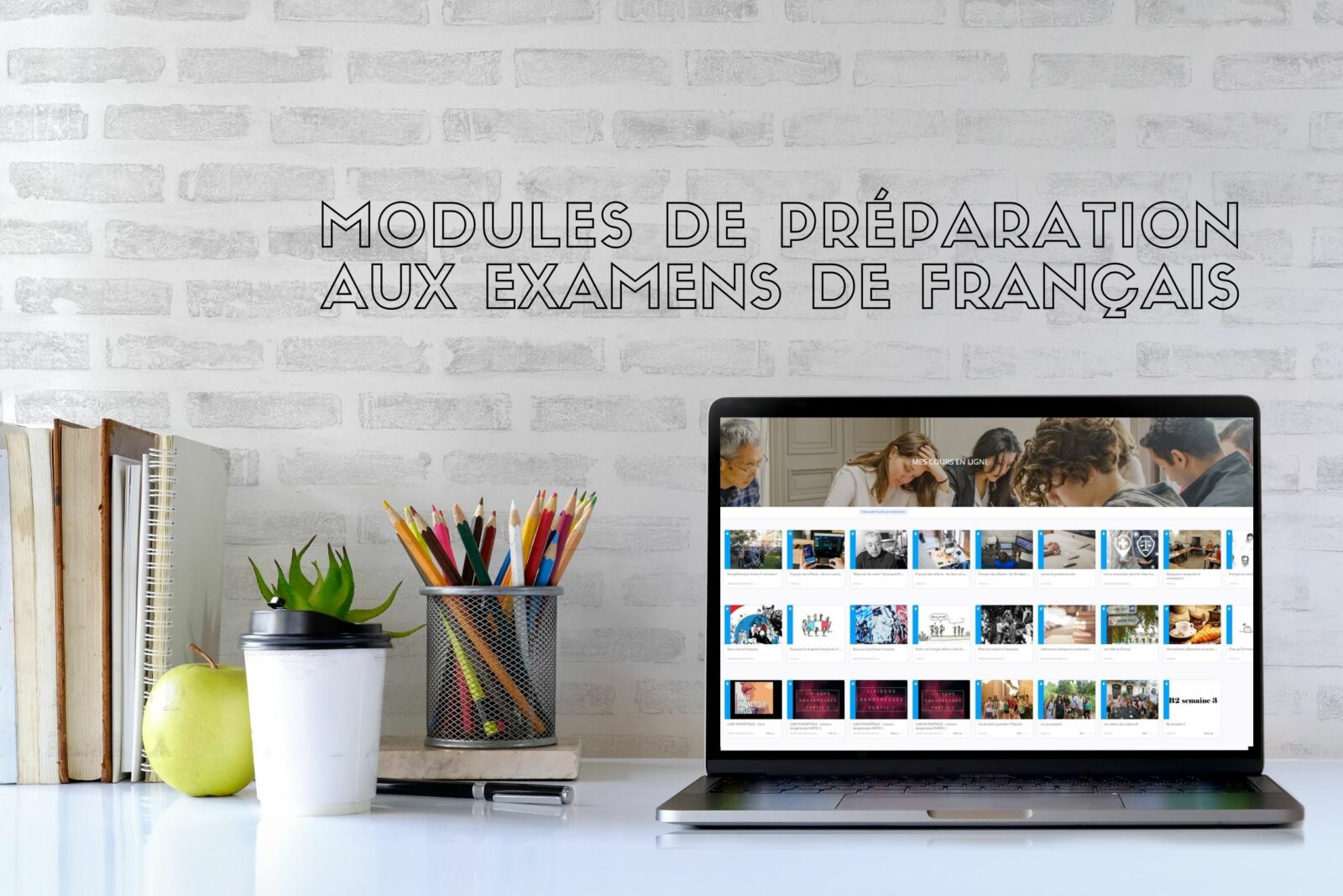 French exam preparation modules